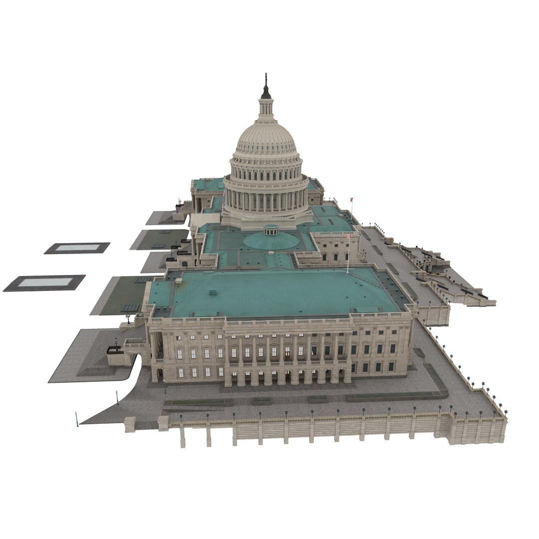 3D Capitol - TurboSquid 2299915