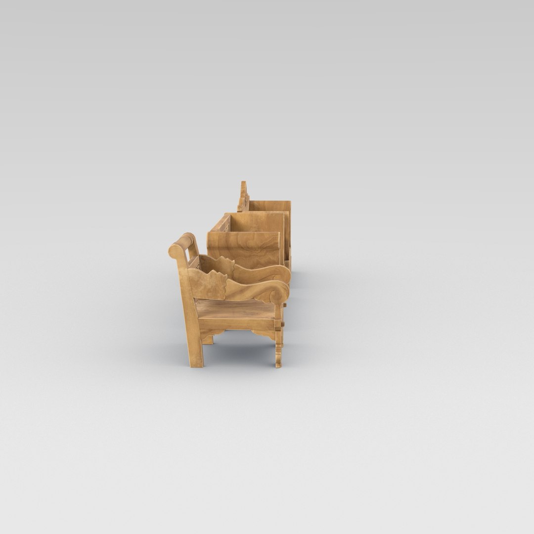 Modular Wooden Chair Balinese Furniture Kit 3D Model - TurboSquid 2400531