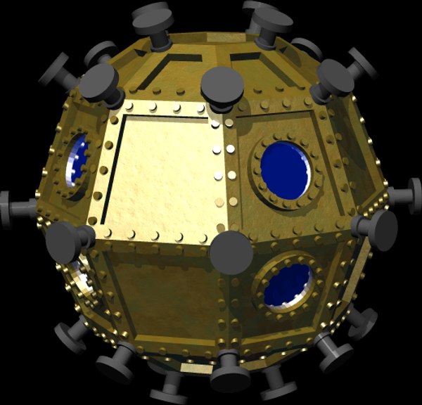 3d cavorite sphere model