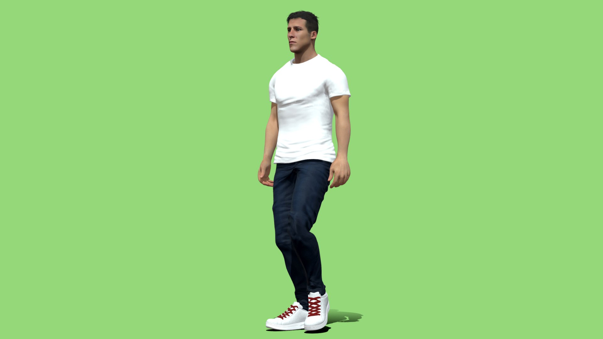 Rigged Sport Man Walking 3D Model - TurboSquid 1994338