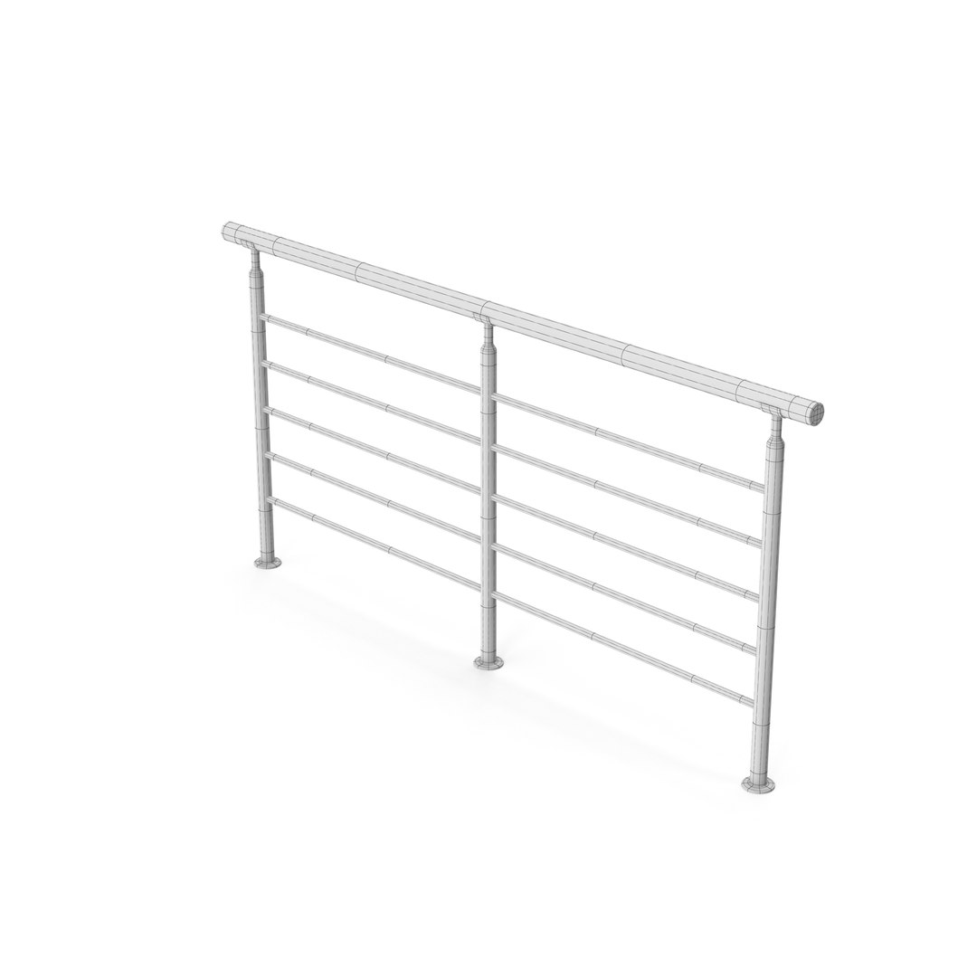 3D Iron Railings Model - TurboSquid 2212810