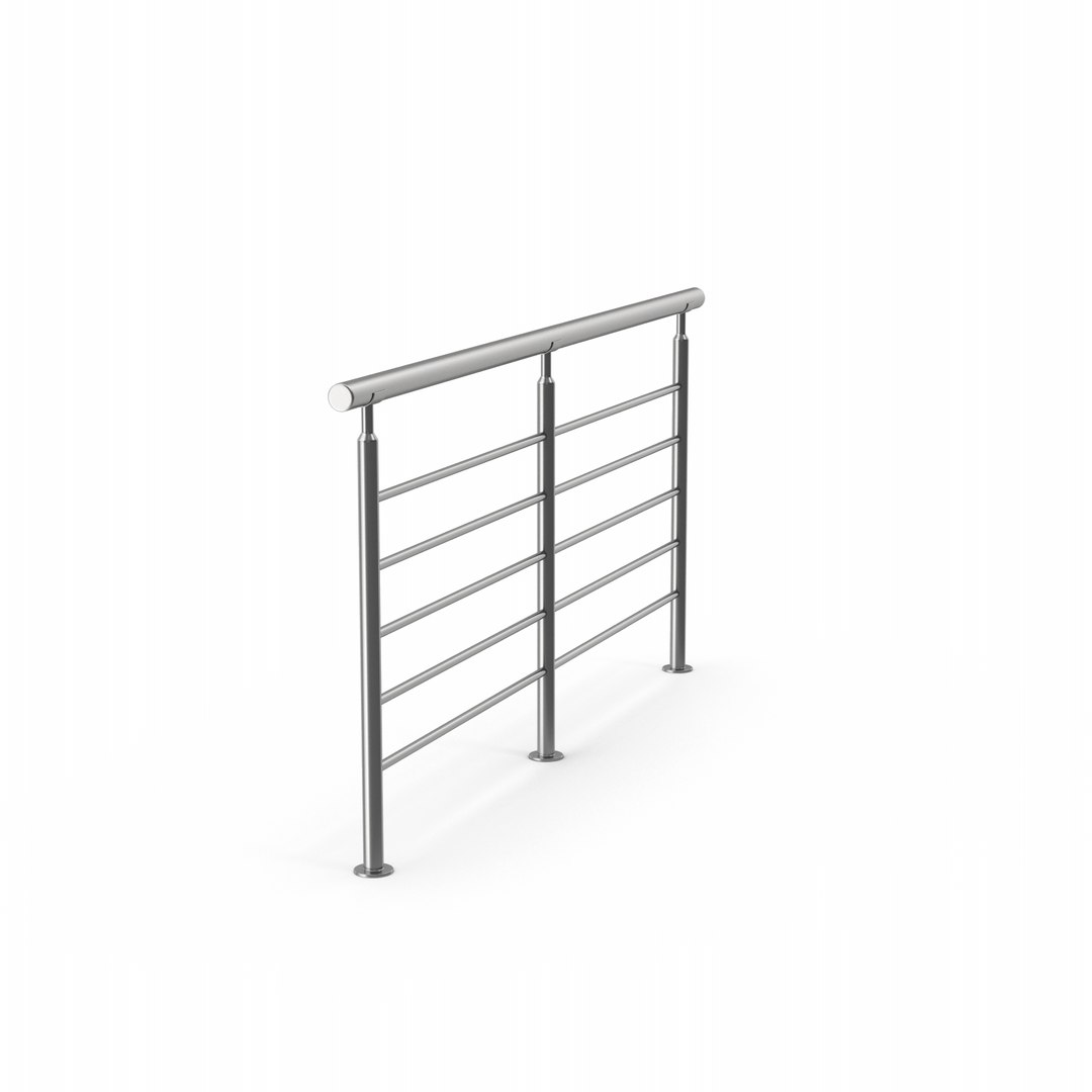 3D Iron Railings Model - TurboSquid 2212810