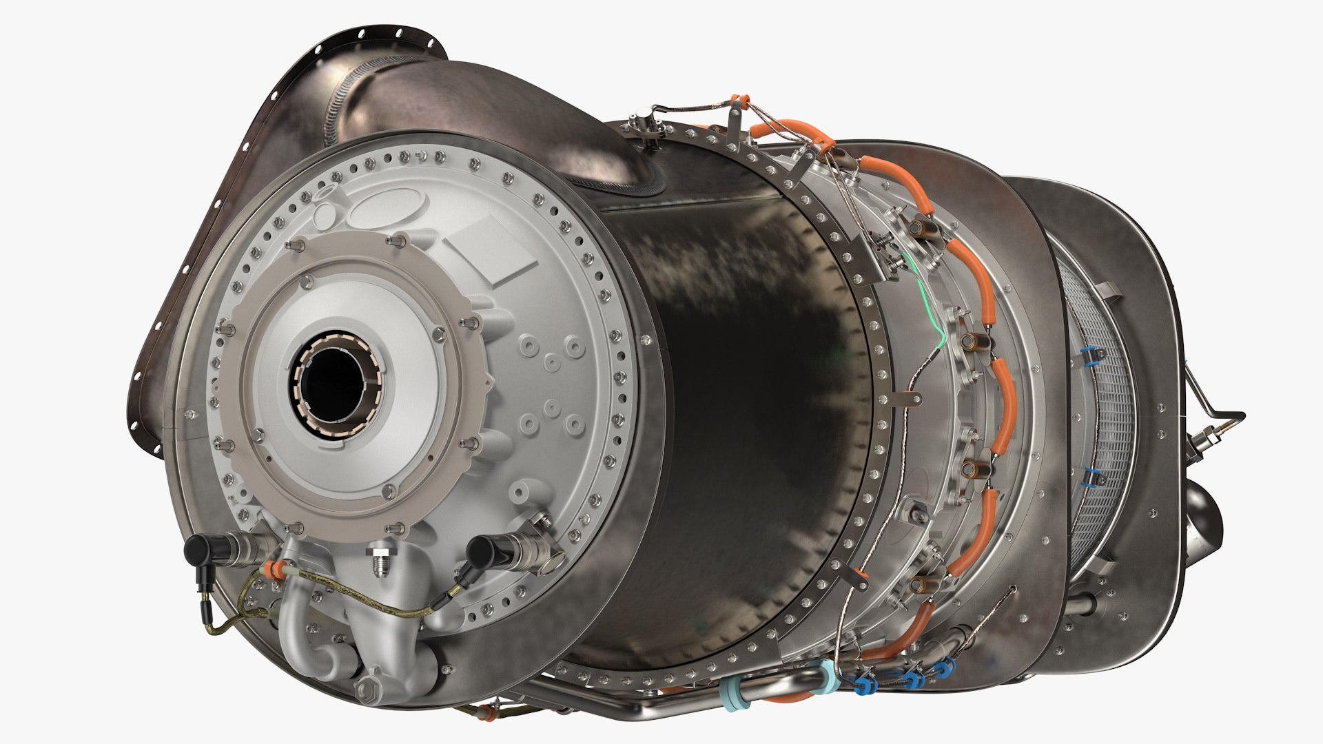 3D pratt whitney pt6c turboshaft - TurboSquid 1486891