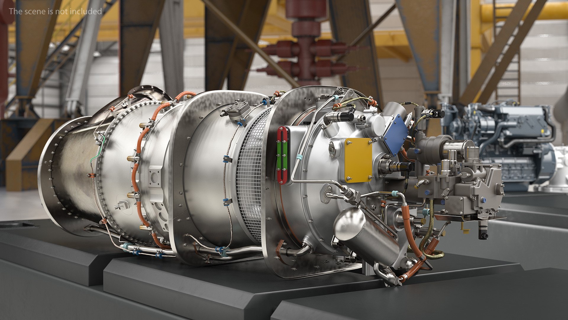 3D pratt whitney pt6c turboshaft - TurboSquid 1486891