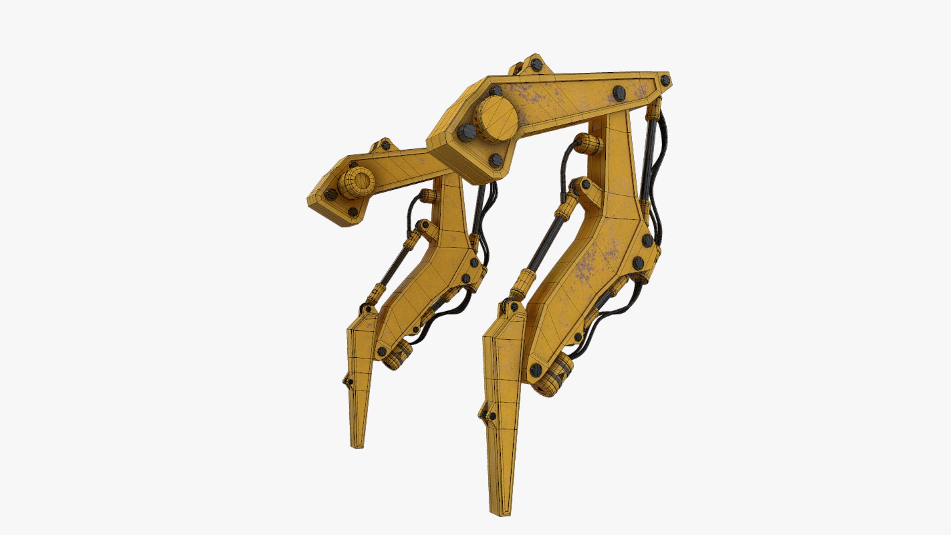 3D Sci Fi Construction Mech Model - TurboSquid 1376649