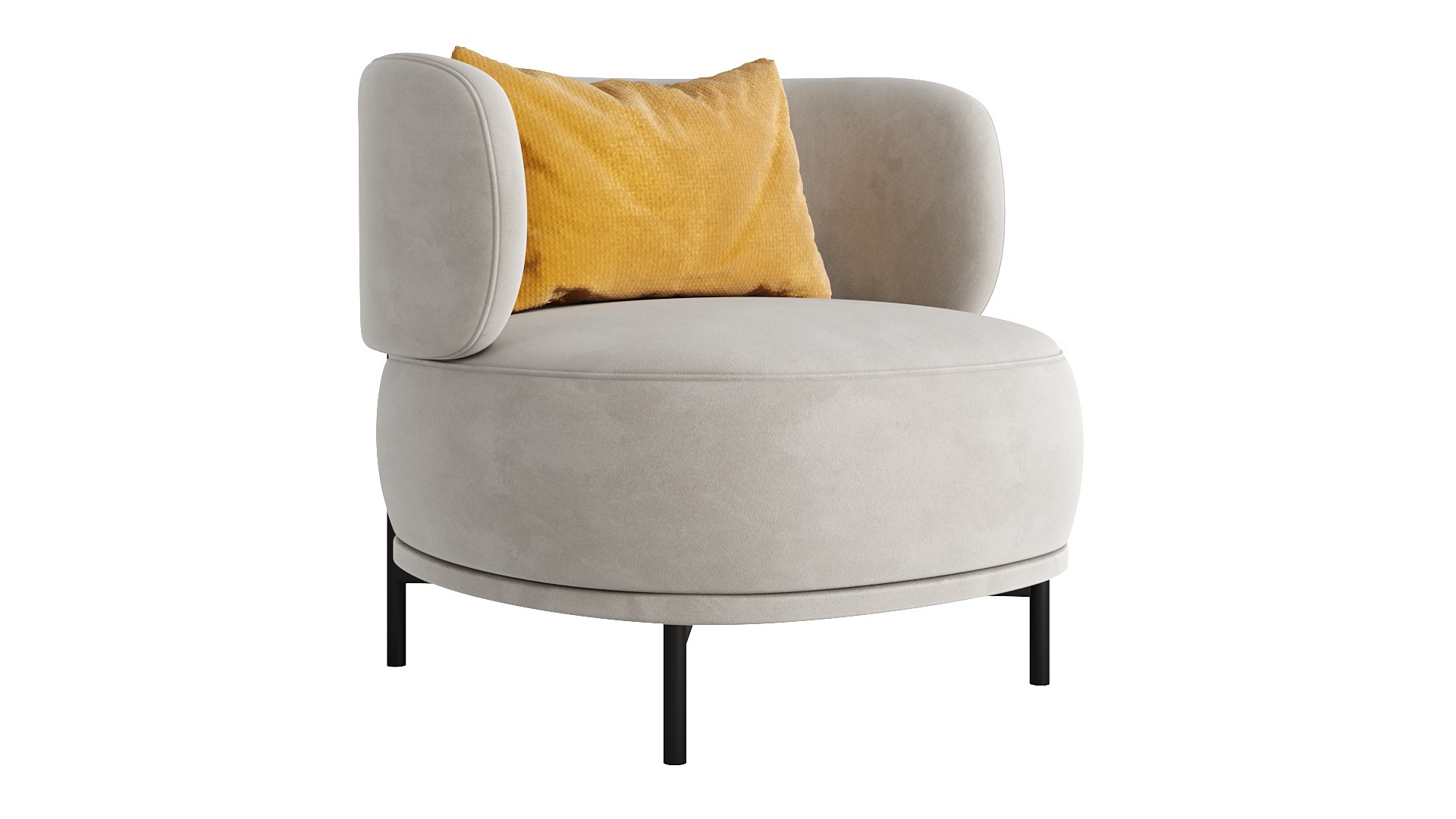 3D Akiko Armchair - TurboSquid 2124056