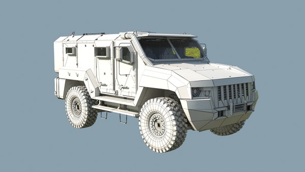 Armored car 3D model - TurboSquid 1643110