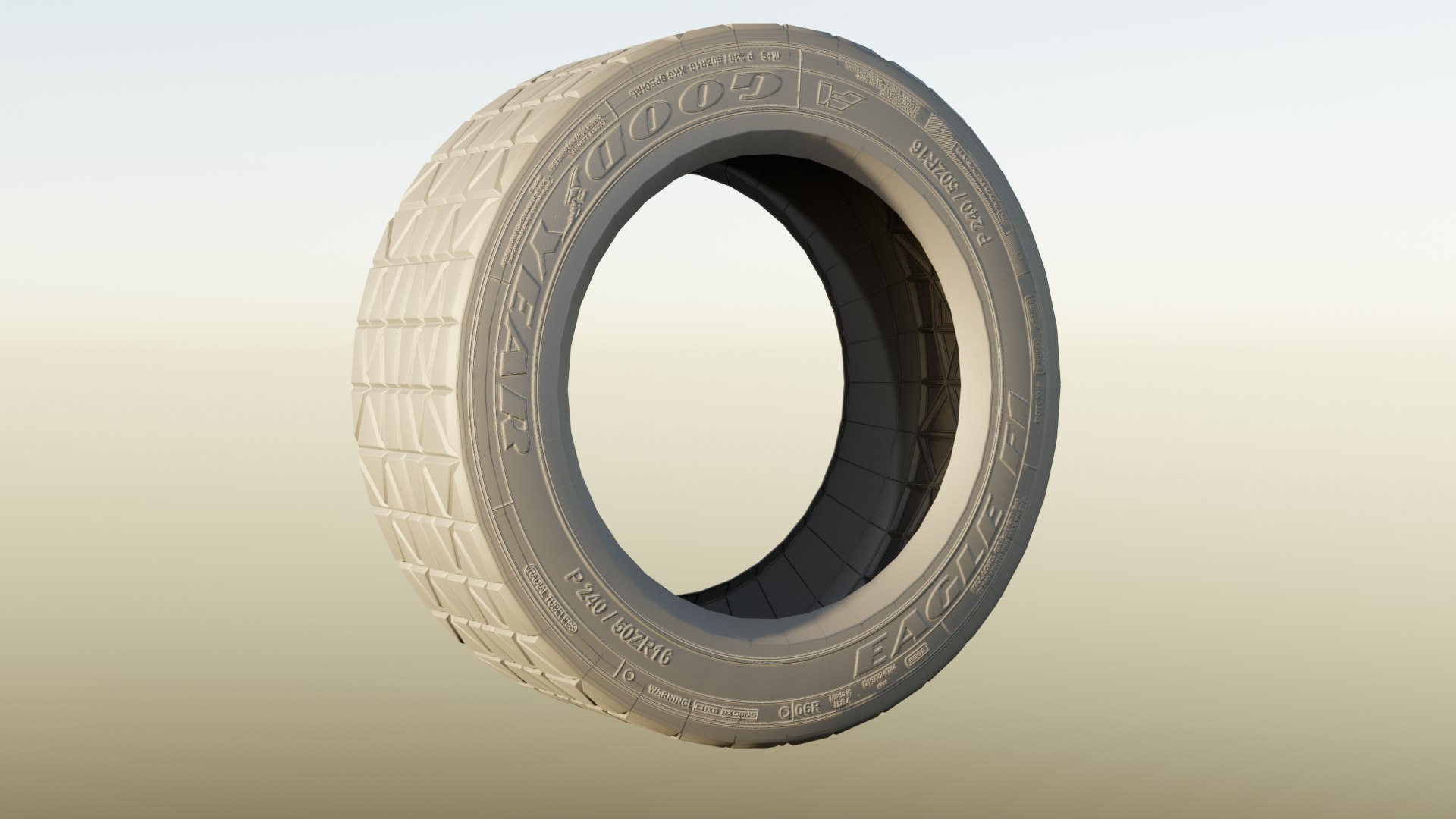 Realistic 3D Tire 3D Model - TurboSquid 1972352