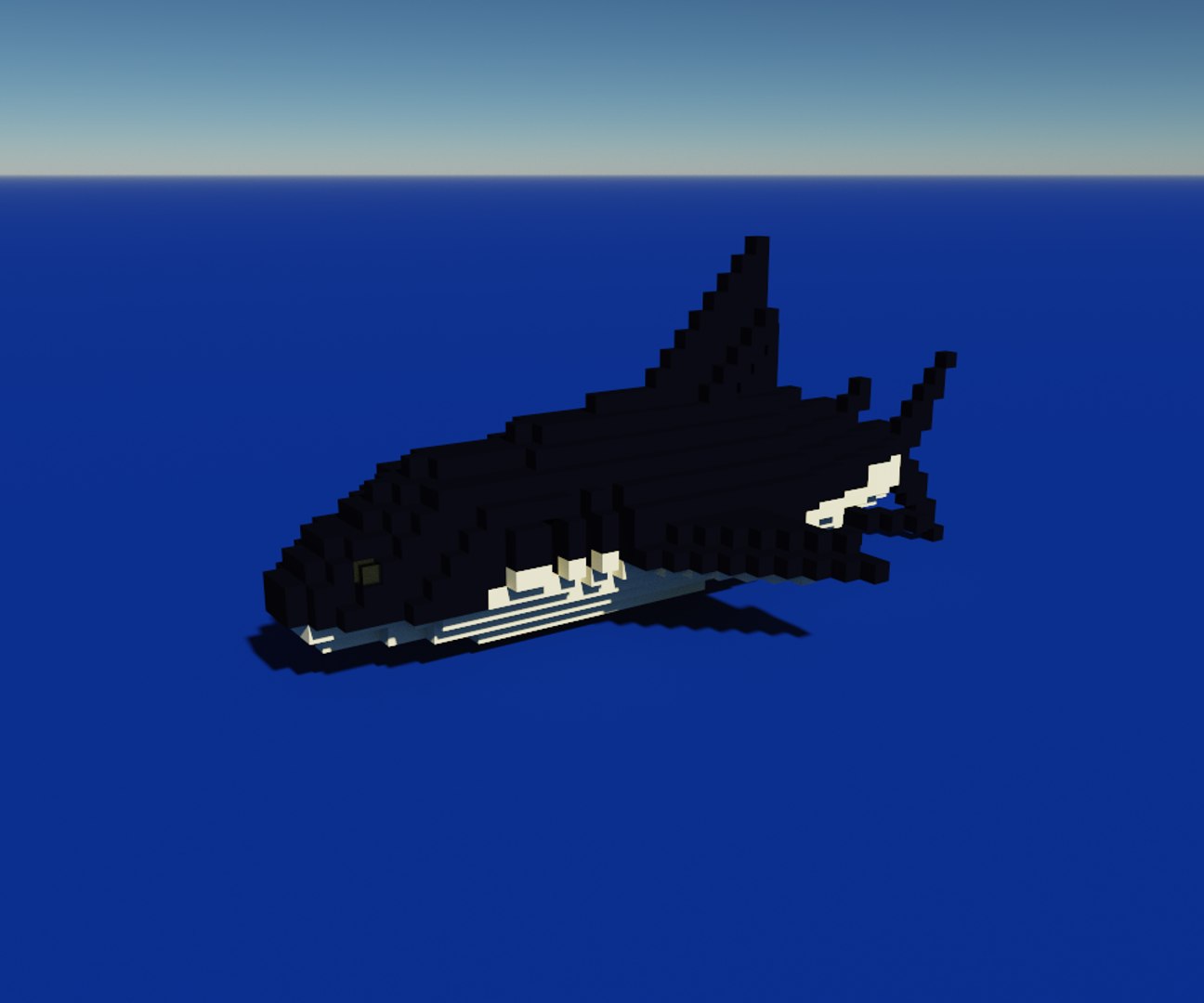3D model voxel shark - TurboSquid 1531662