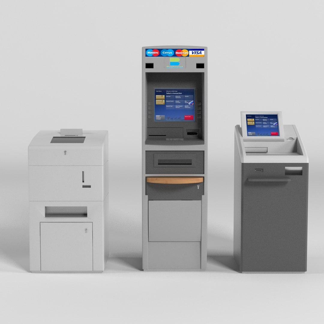 3ds Max Bank Machines
