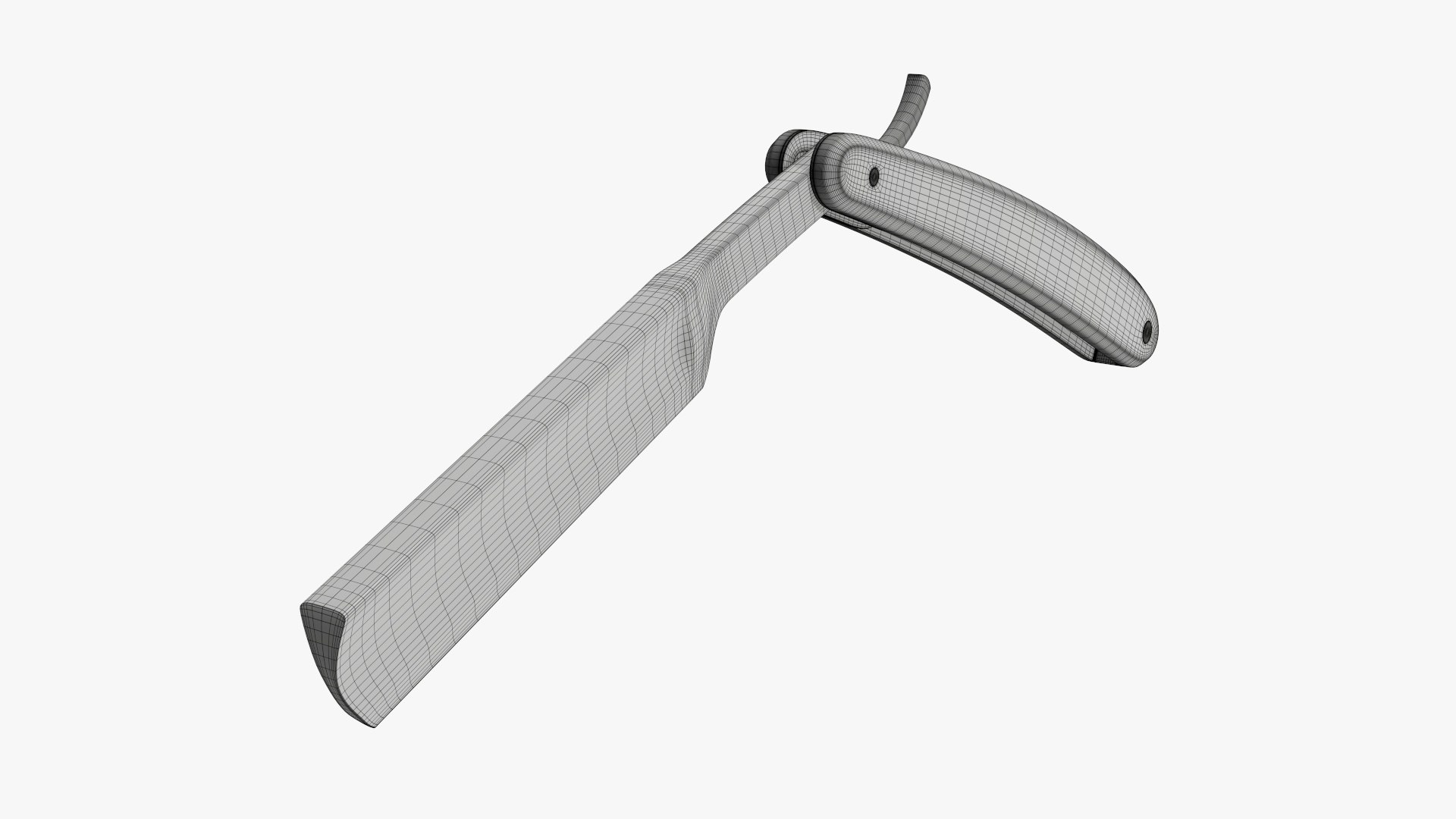 Razor straight 3D model - TurboSquid 1615593