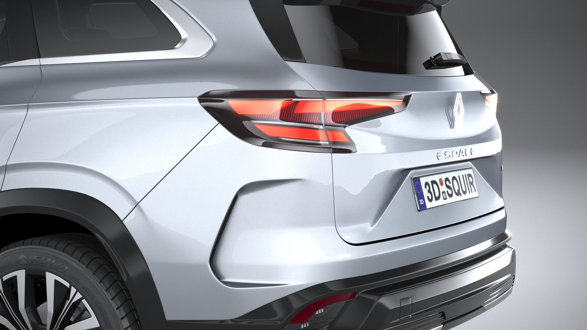 Renault Espace 2026 3D Model - TurboSquid 2393439