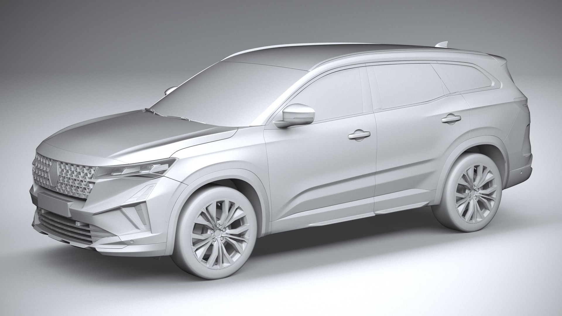 Renault Espace 2026 3D Model - TurboSquid 2393439