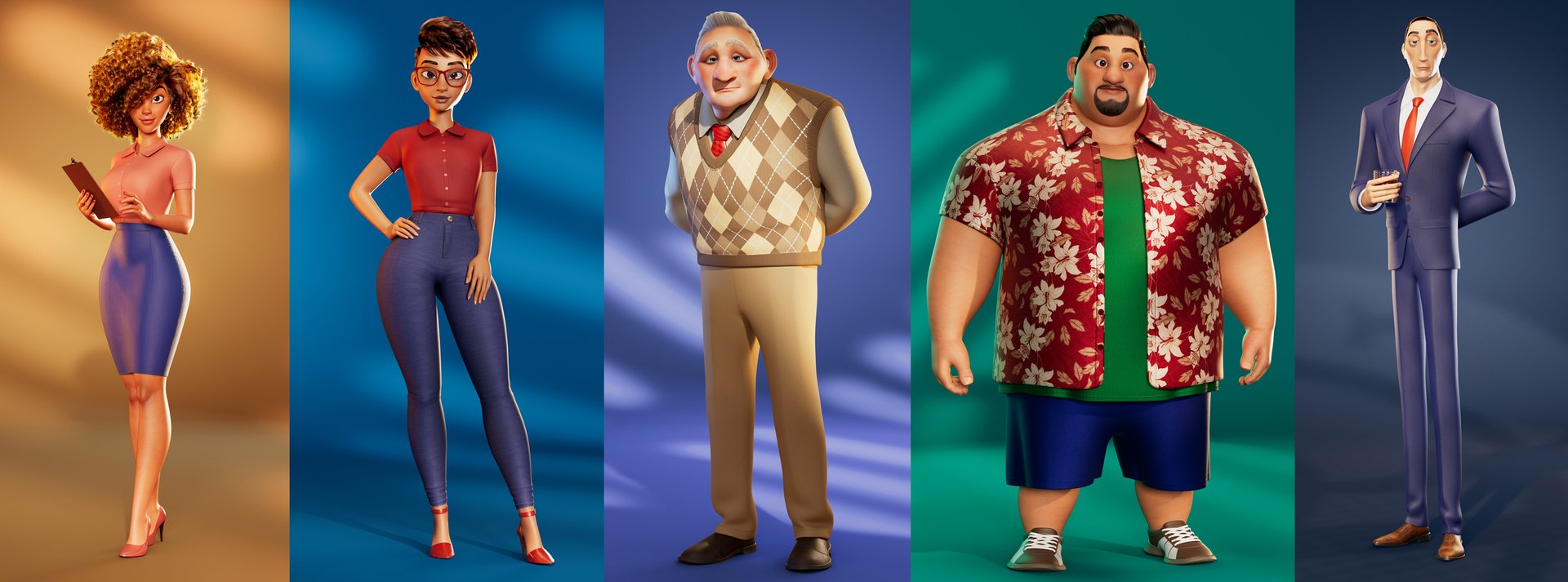 3D Model Stylized Characters Bundle - TurboSquid 2514201