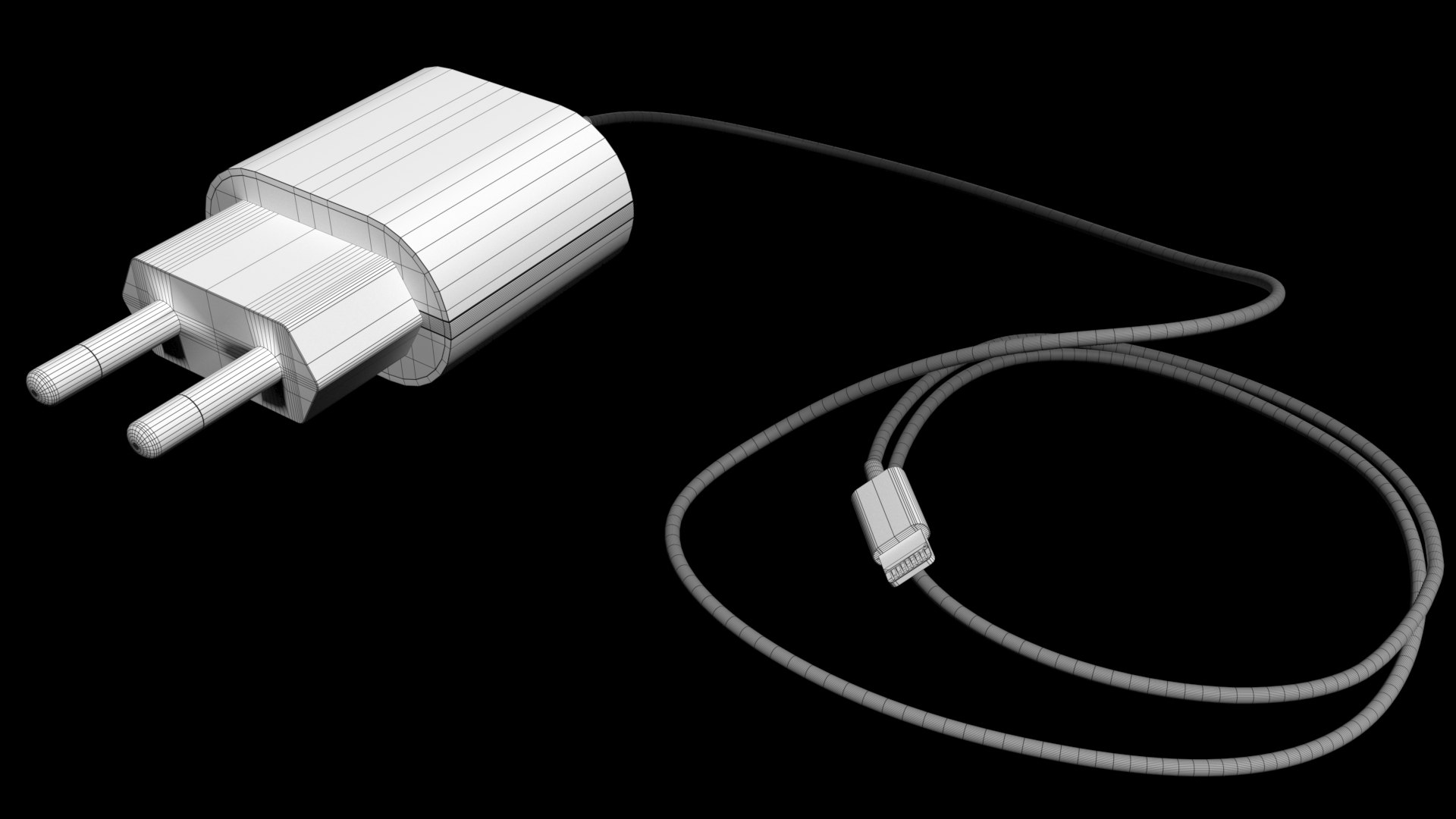 3D Model Apple Iphone Charger - TurboSquid 2098059