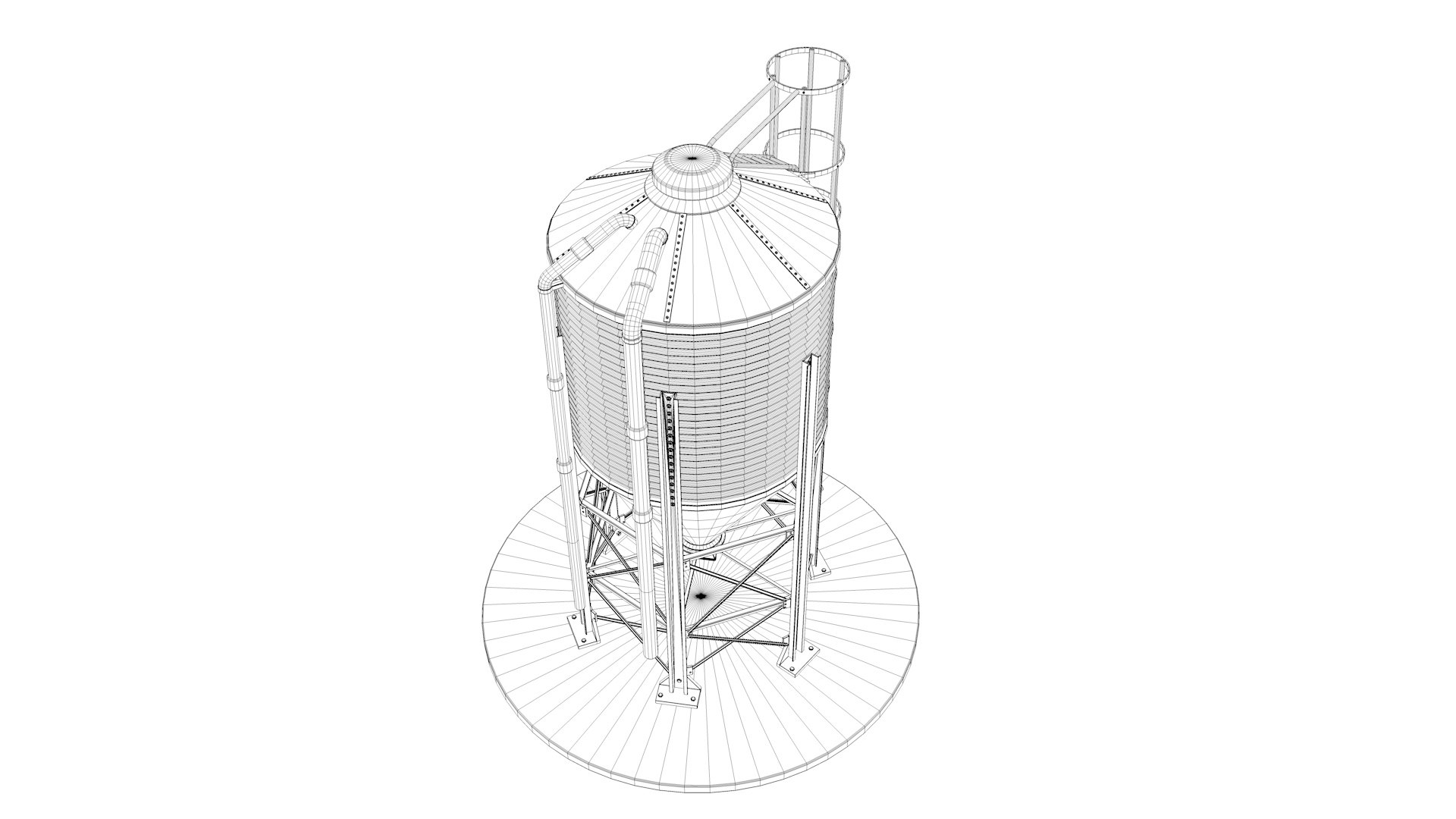 Silo 3D Model - TurboSquid 1865840