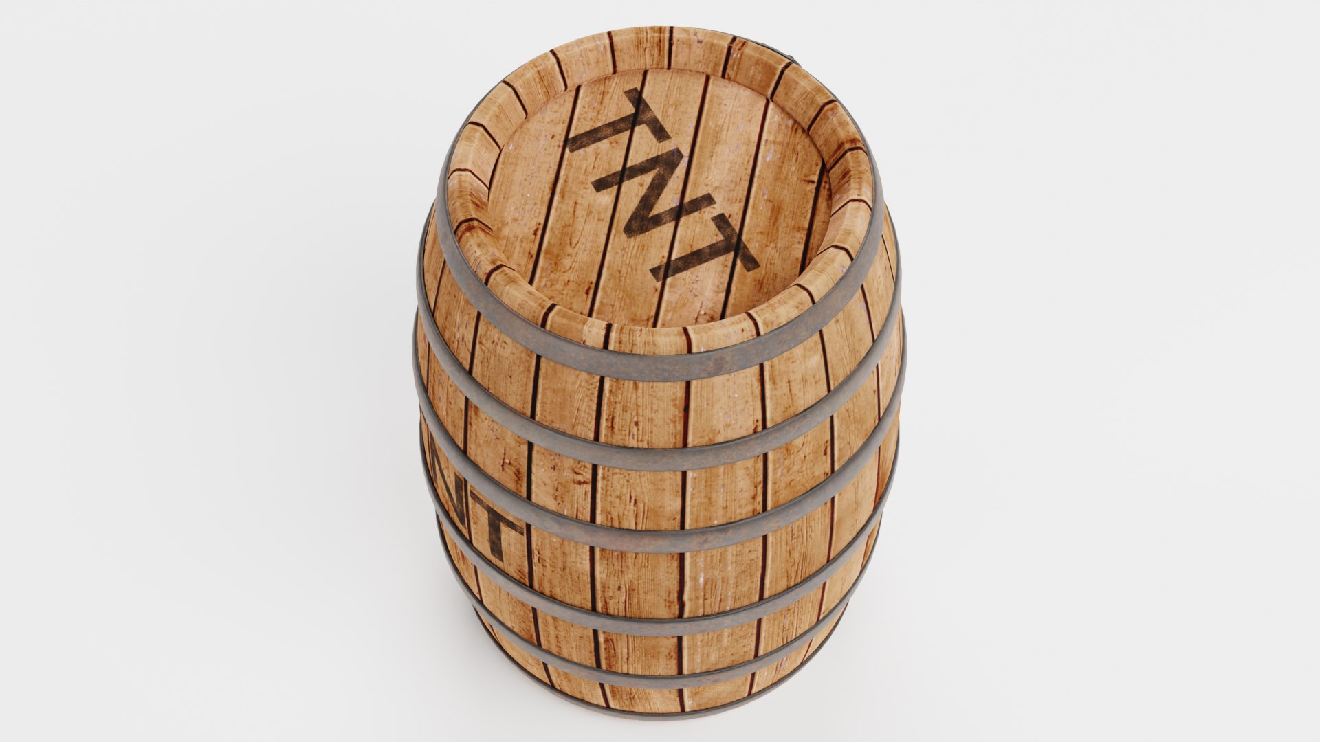 3D TNT Barrel - TurboSquid 2017347