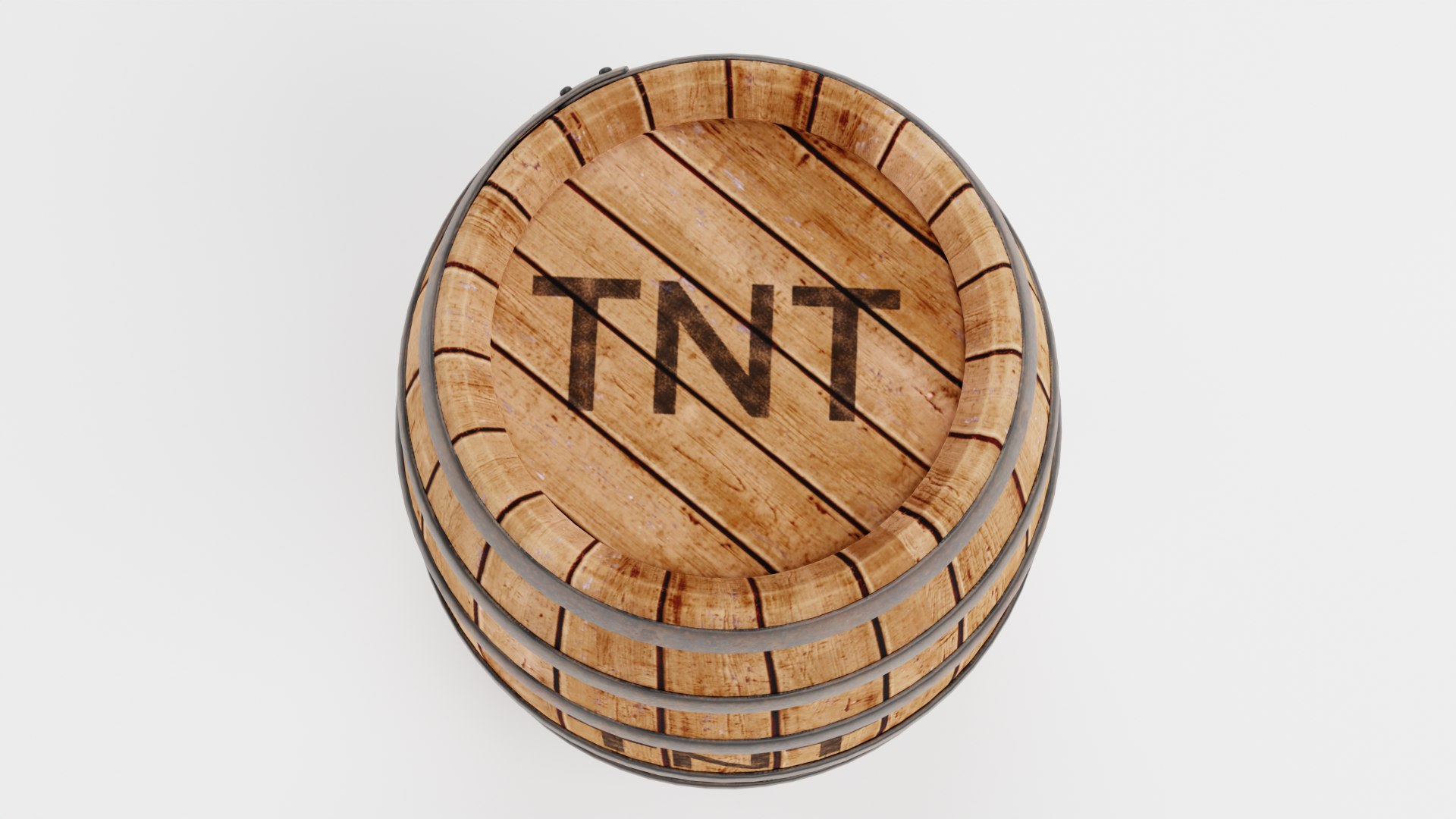 3D TNT Barrel - TurboSquid 2017347