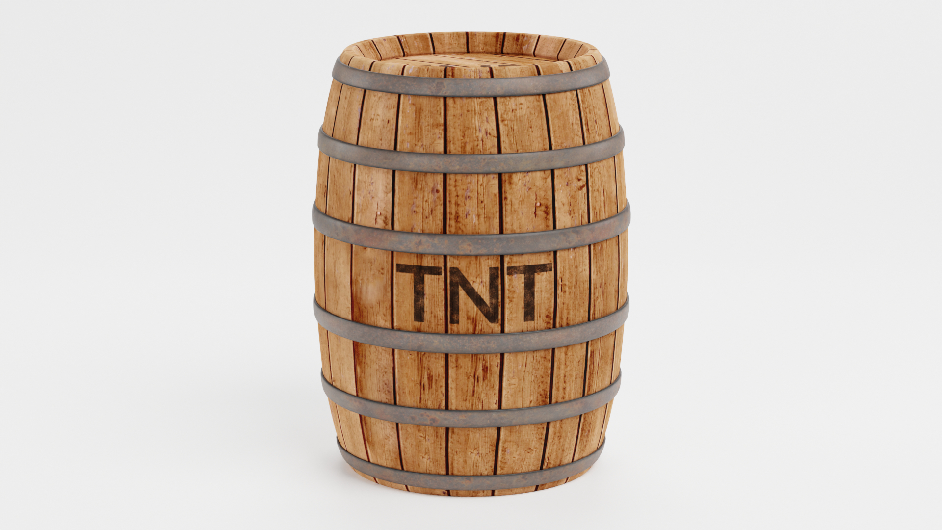 3D TNT Barrel - TurboSquid 2017347