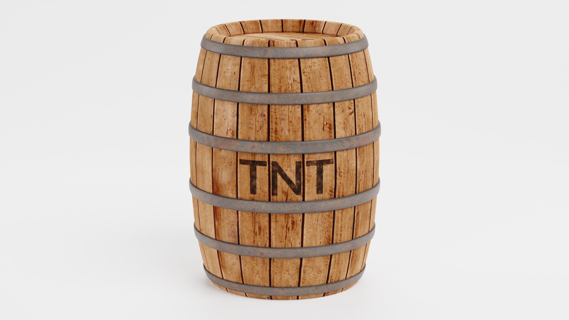 3D TNT Barrel - TurboSquid 2017347