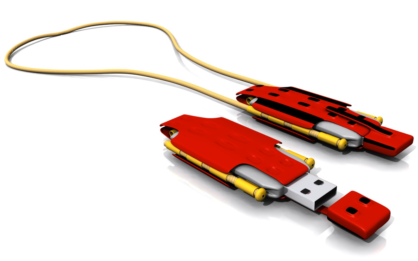 Pen Drive 3d Model