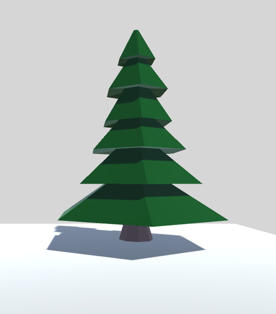 3d model pine tree