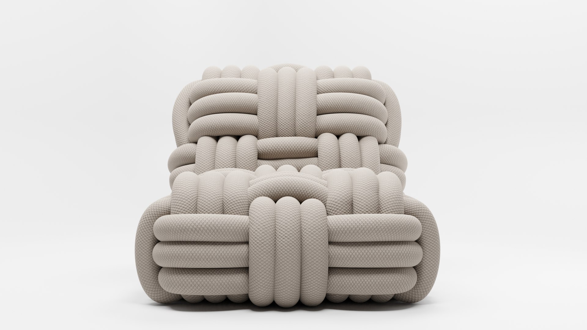 Moooi Knitty Lounge Chair By Nika Zupanc Model - TurboSquid 2073966
