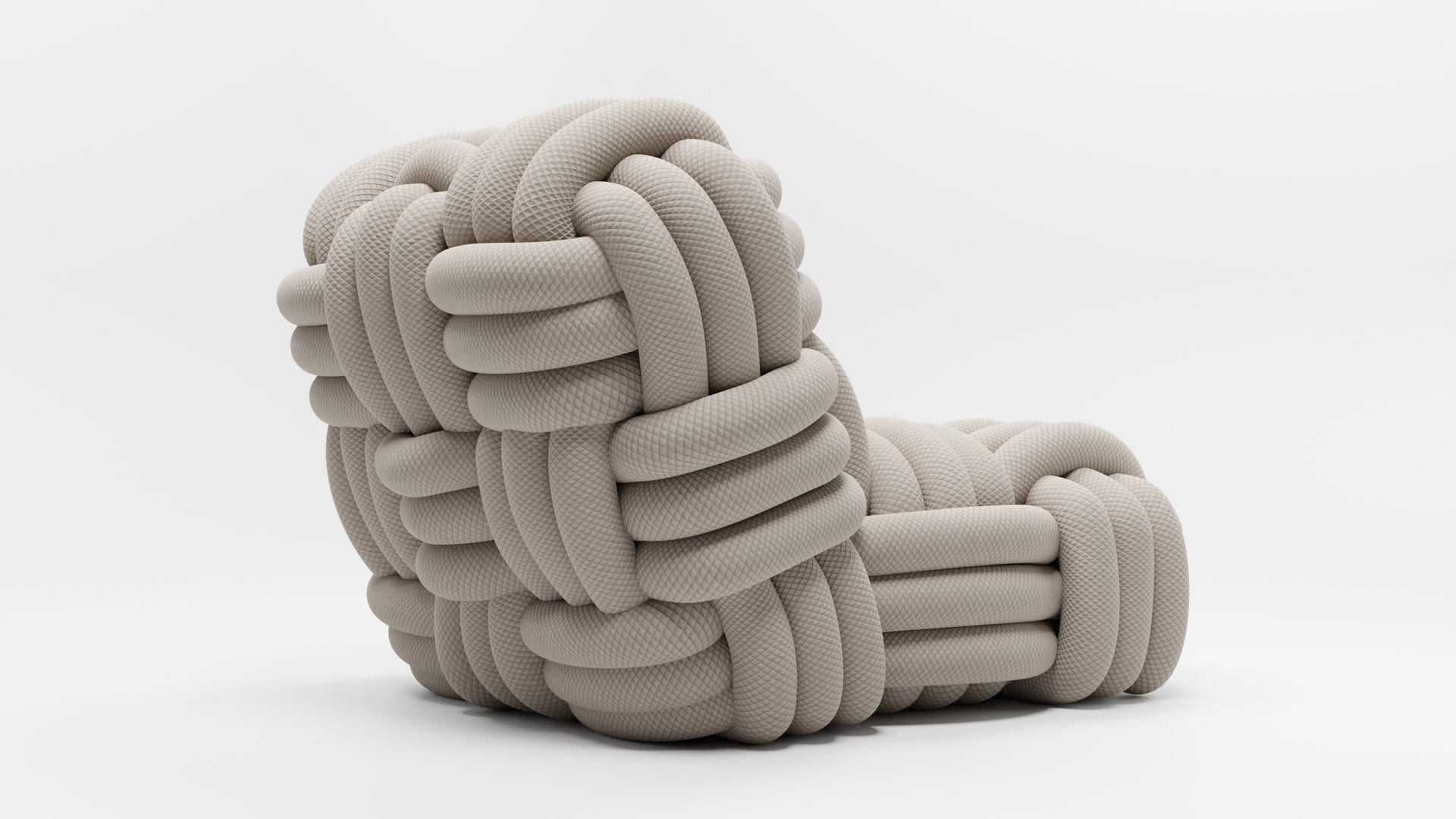 Moooi Knitty Lounge Chair By Nika Zupanc Model - TurboSquid 2073966