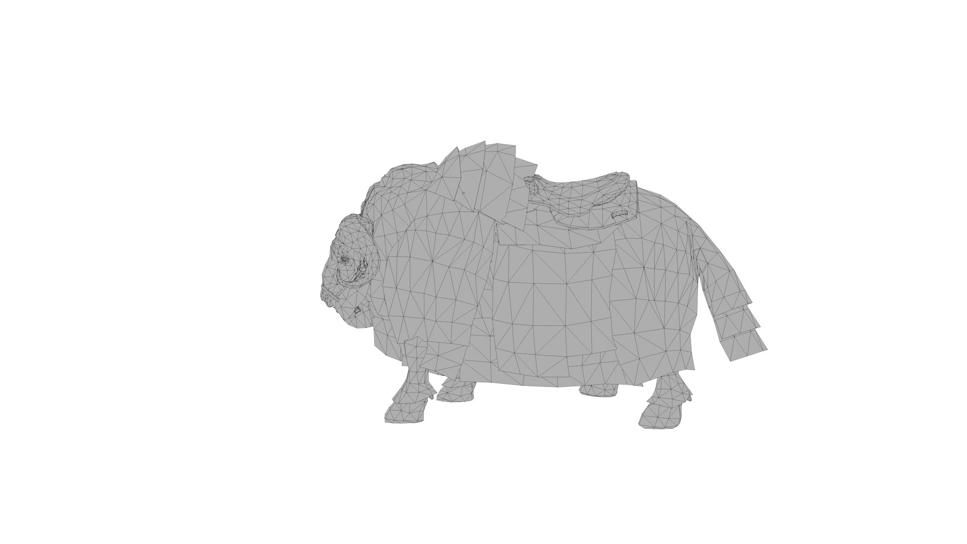 3D Ice Age Musk Ox 3D Model Model - TurboSquid 2383768