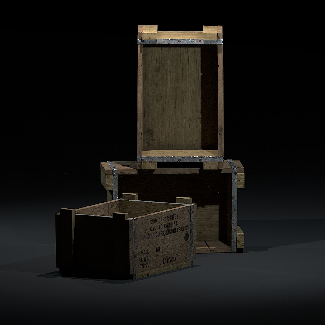 Crate Ww2 3D - TurboSquid 1471277