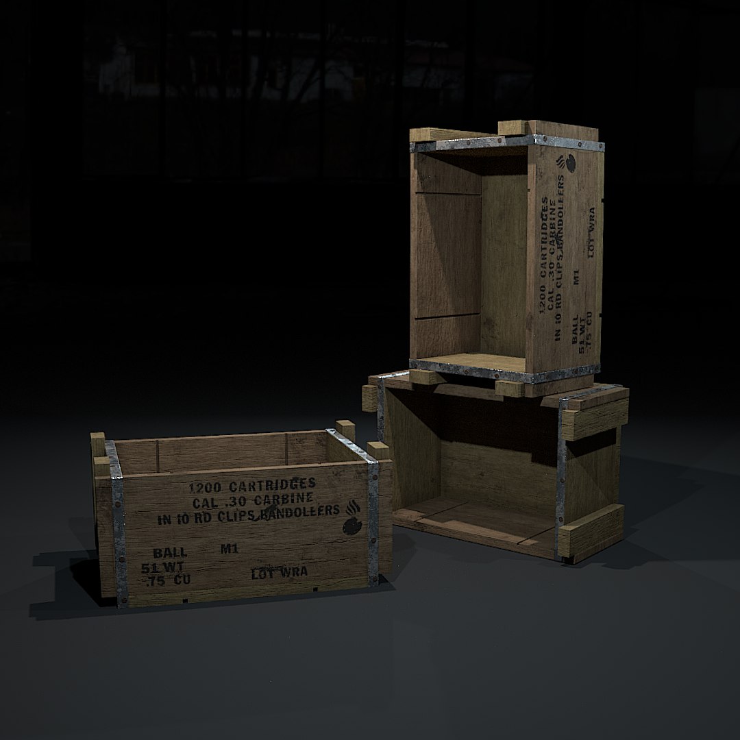 Crate Ww2 3D - TurboSquid 1471277