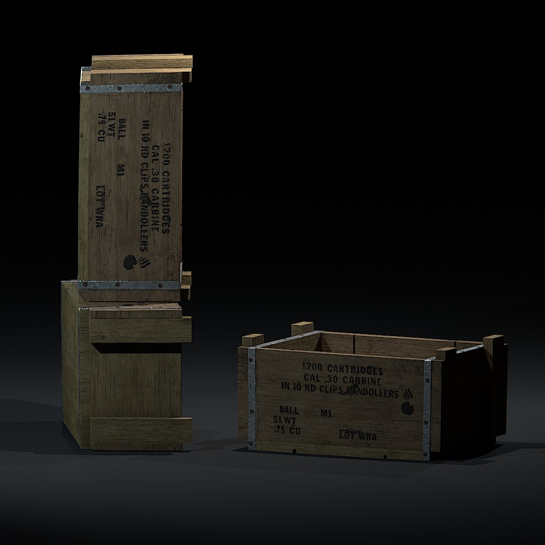 Crate Ww2 3D - TurboSquid 1471277