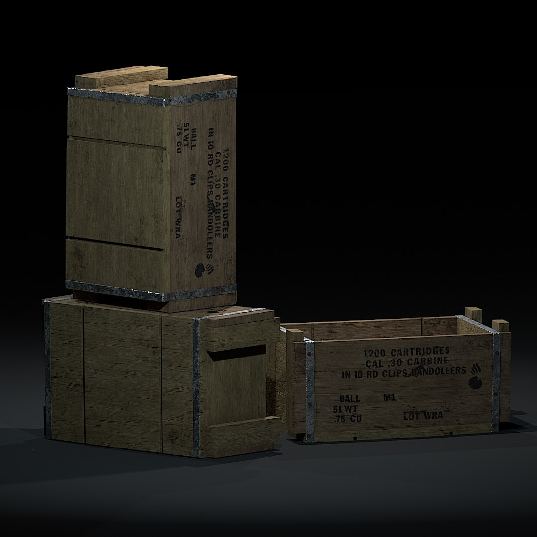 Crate Ww2 3D - TurboSquid 1471277