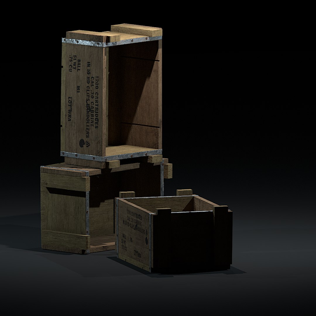 Crate Ww2 3D - TurboSquid 1471277