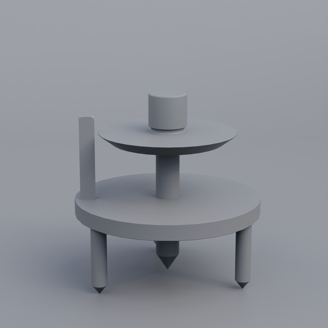 Spherometer Model - Precision Measuring Tool 3D Model - TurboSquid 2260931