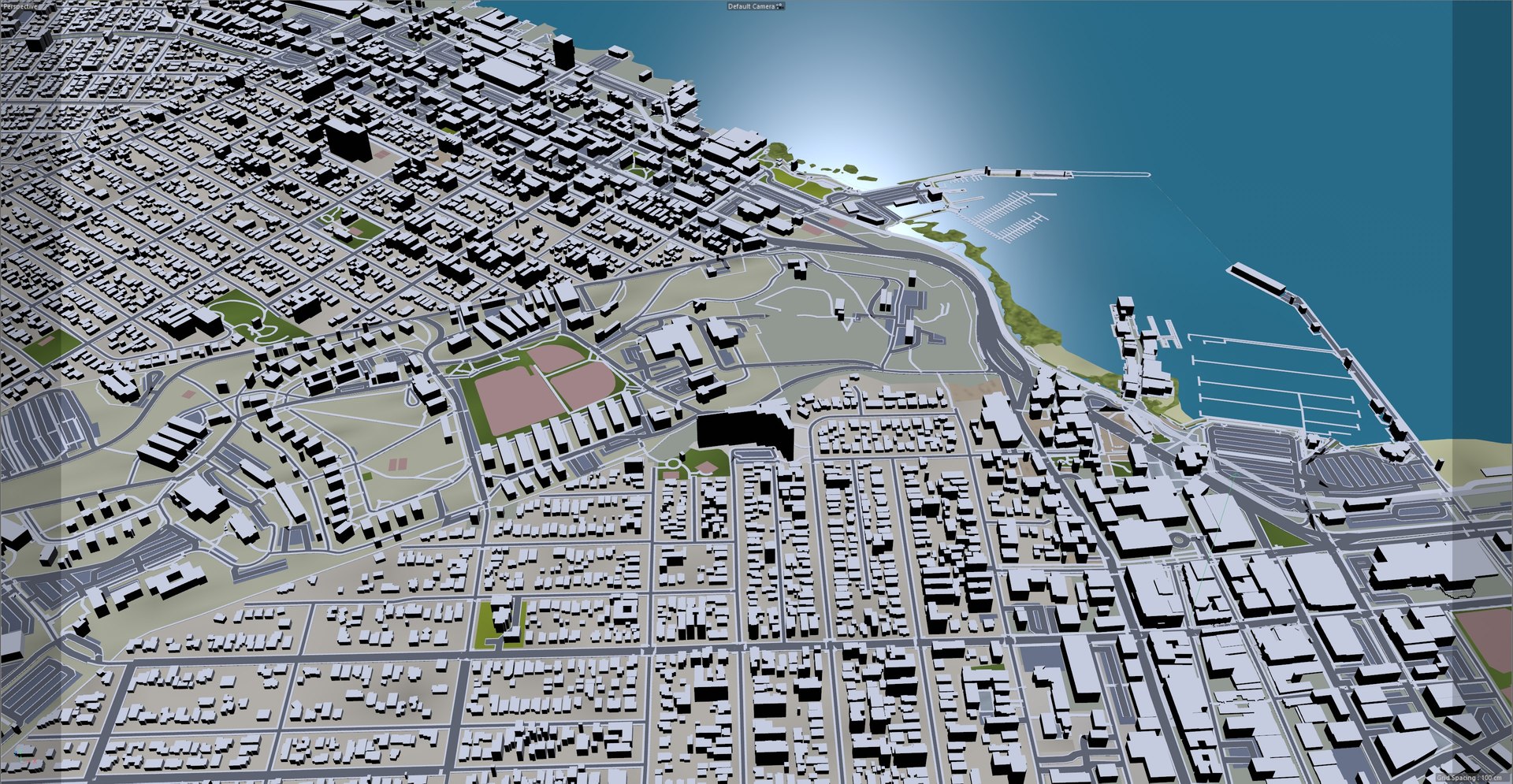 City area building model - TurboSquid 1639698