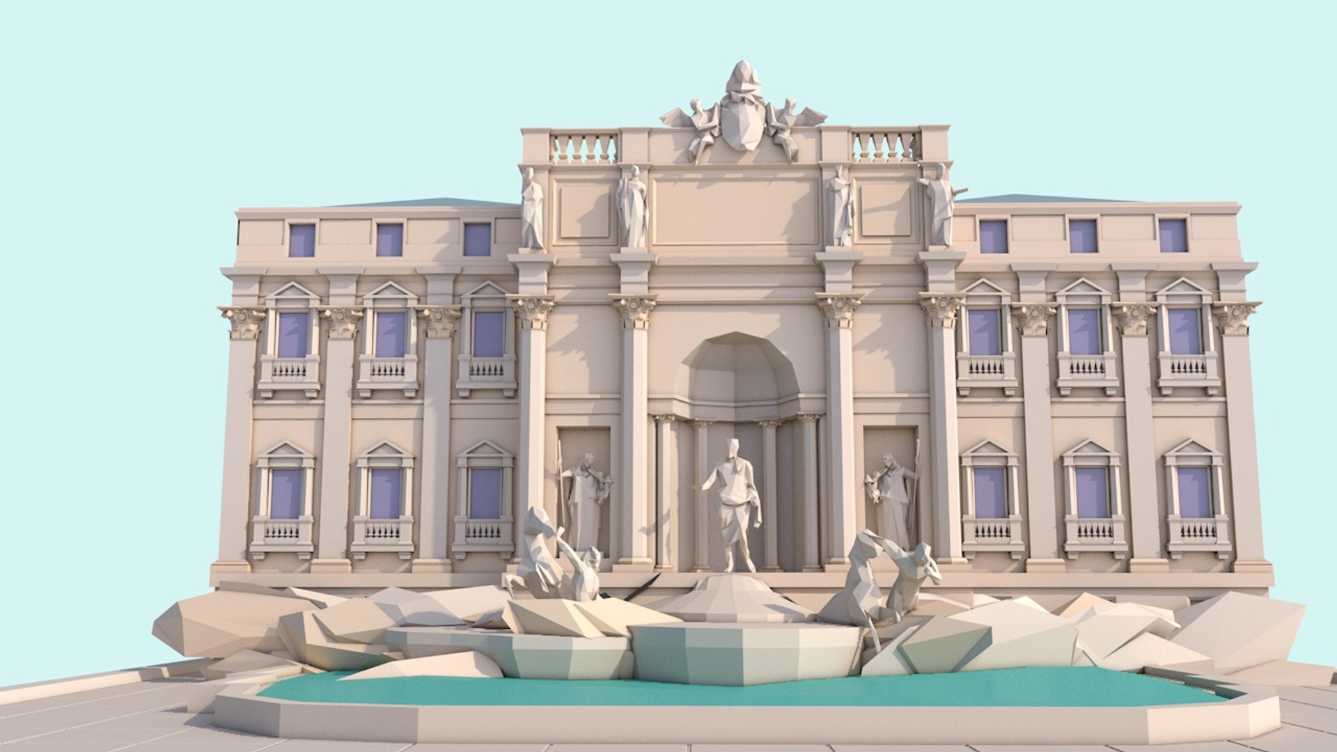 Cartoon Landmark 3D Model - TurboSquid 1514572