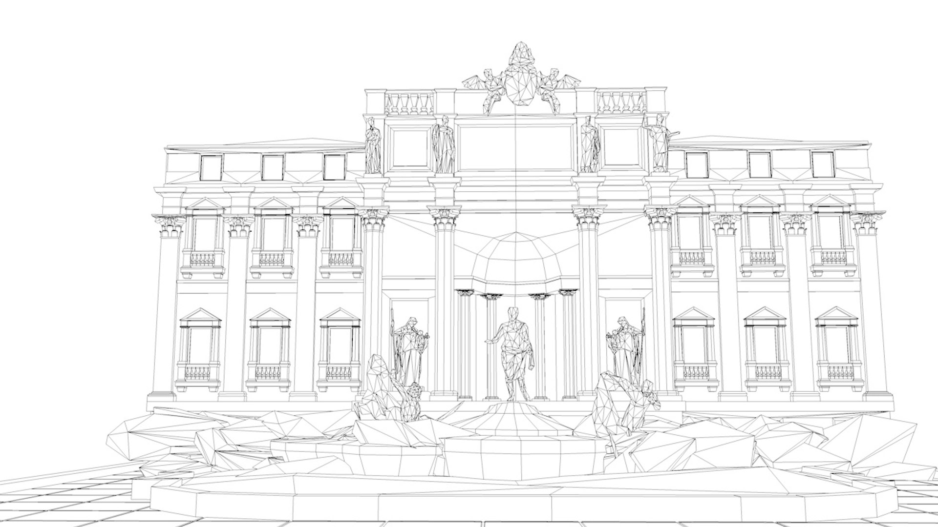 Cartoon Landmark 3D Model - TurboSquid 1514572