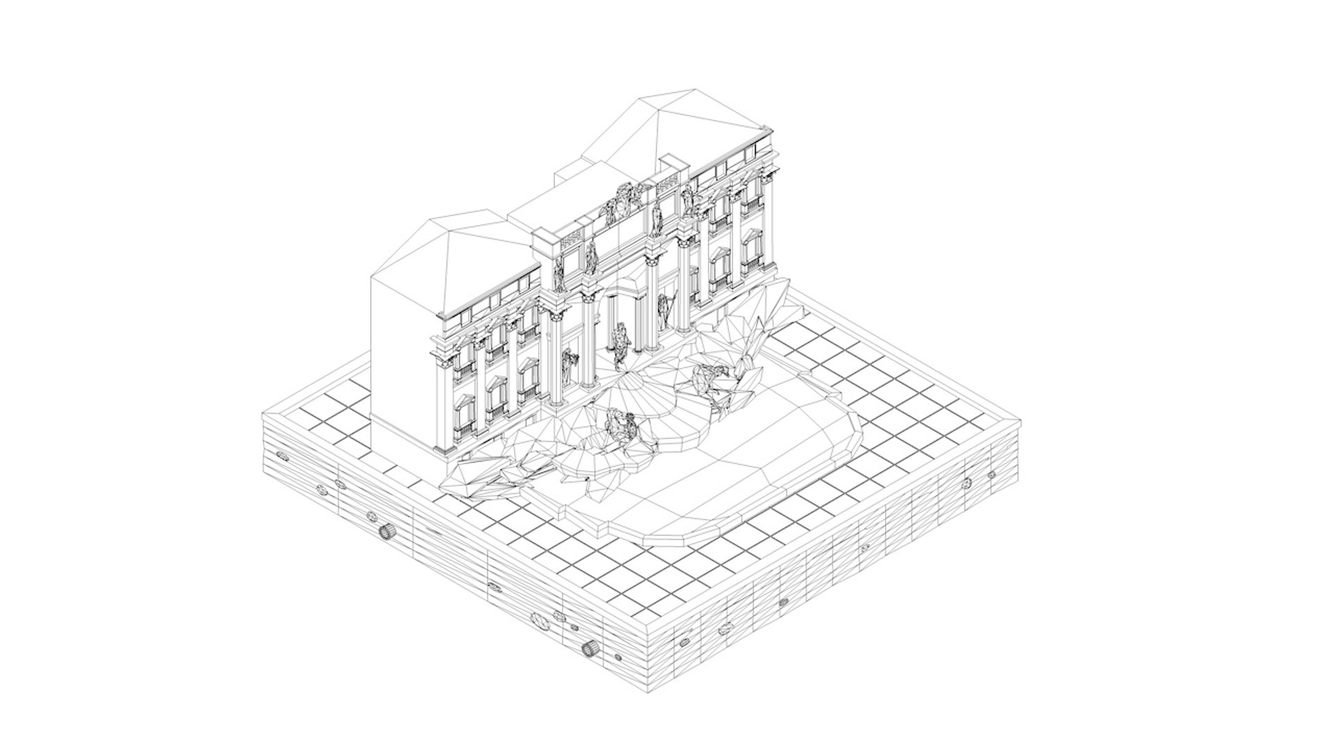 Cartoon Landmark 3D Model - TurboSquid 1514572