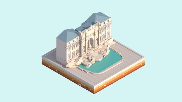 Trevi Fountain 3D Models for Download | TurboSquid