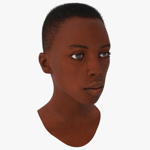 max young black female head