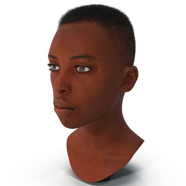 max young black female head