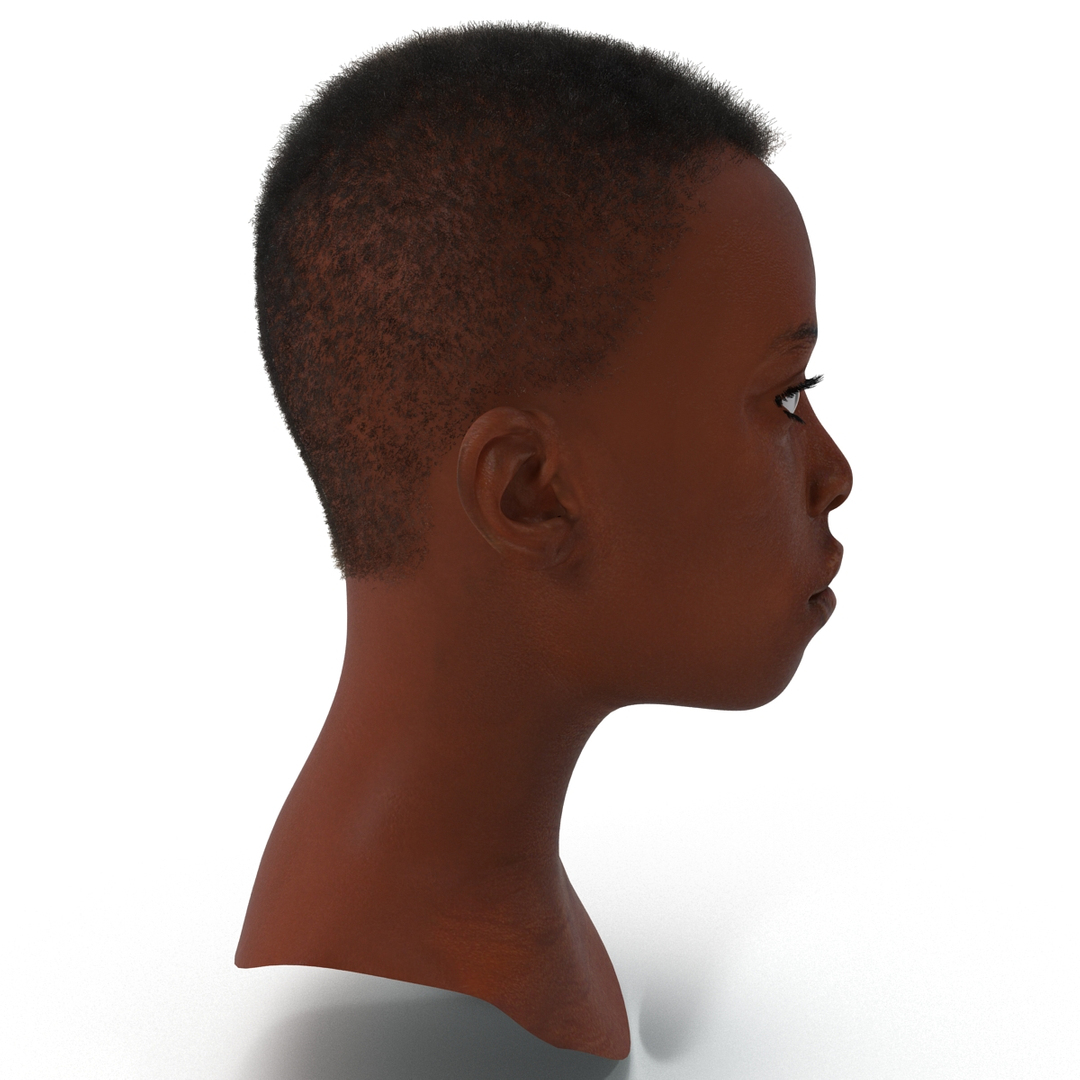 max young black female head