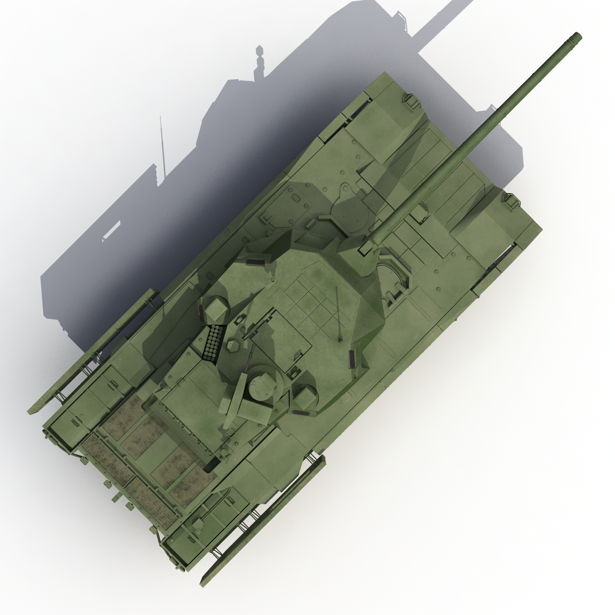tank t-14 armata 3d model