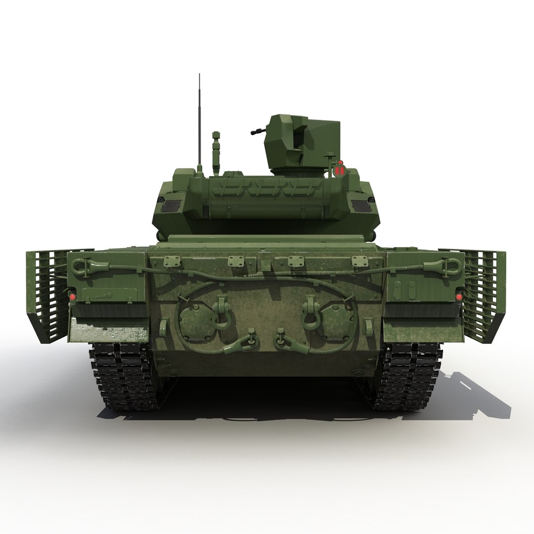 tank t-14 armata 3d model