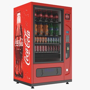 3d model coca cola vending machine