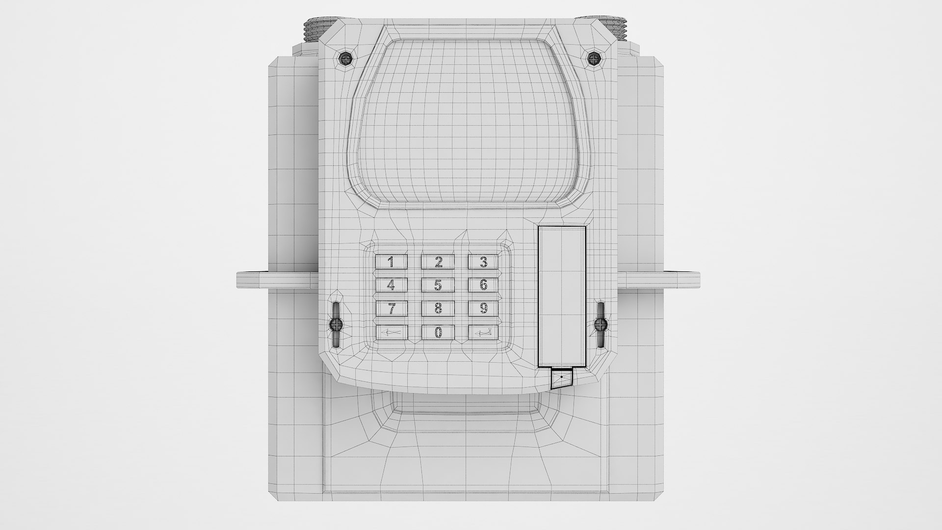 Gas prepayment meter 3D model - TurboSquid 1467661