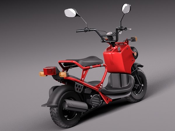 3d model honda 2013 scooter ruckus