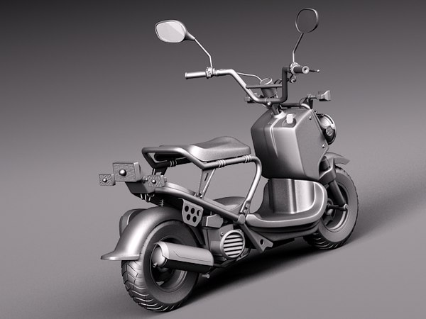 3d model honda 2013 scooter ruckus