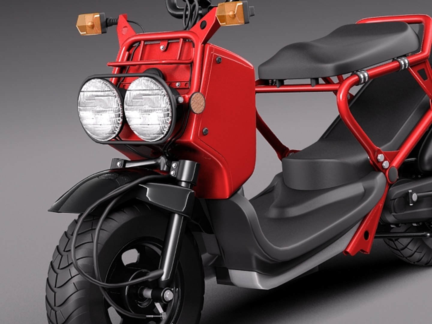3d model honda 2013 scooter ruckus